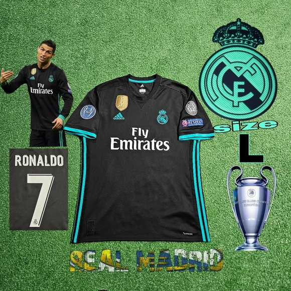 adidas | Shirts | Adidas Real Madrid Cf Cristiano Ronaldo 7 272018 Away ...